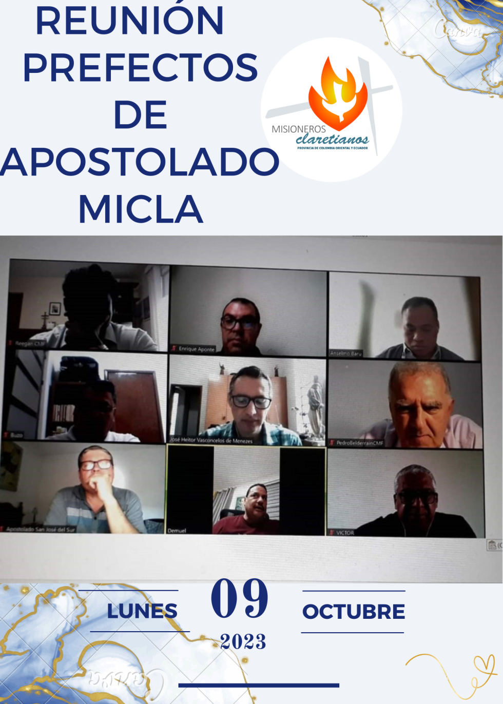 PREFECTOS DE APOSTOLADO DE MICLA | Misioneros Claretianos Colombia y ...